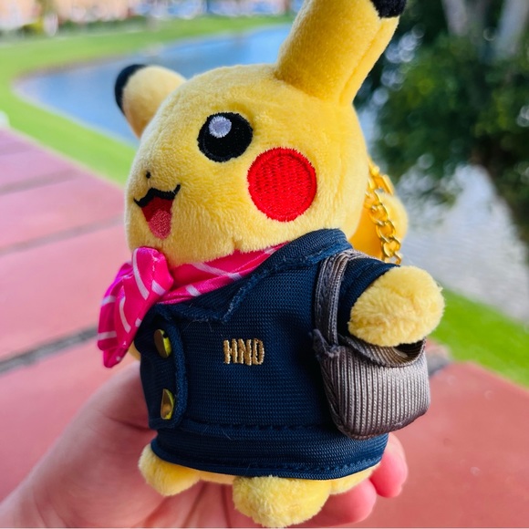 Pokemon | Other | Pokemon Pikachu Flight Attendant Plush Badge Haneda ...
